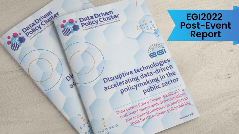 Data Driven Policy Cluster @EGI2022: A Post Event Report | Policy Cloud